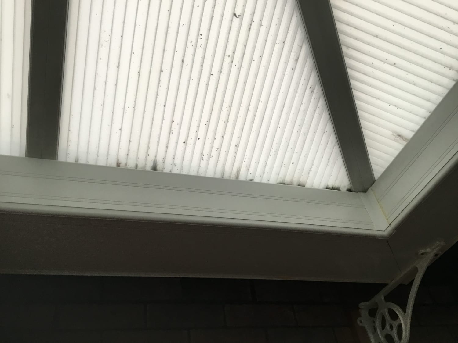 Polycarbonate conservatory roof panel cleaning and sealing in ...